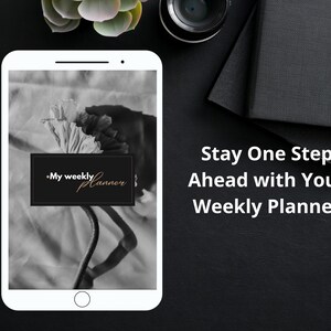 Weekly Planner Student Printable Journal Study School - Etsy