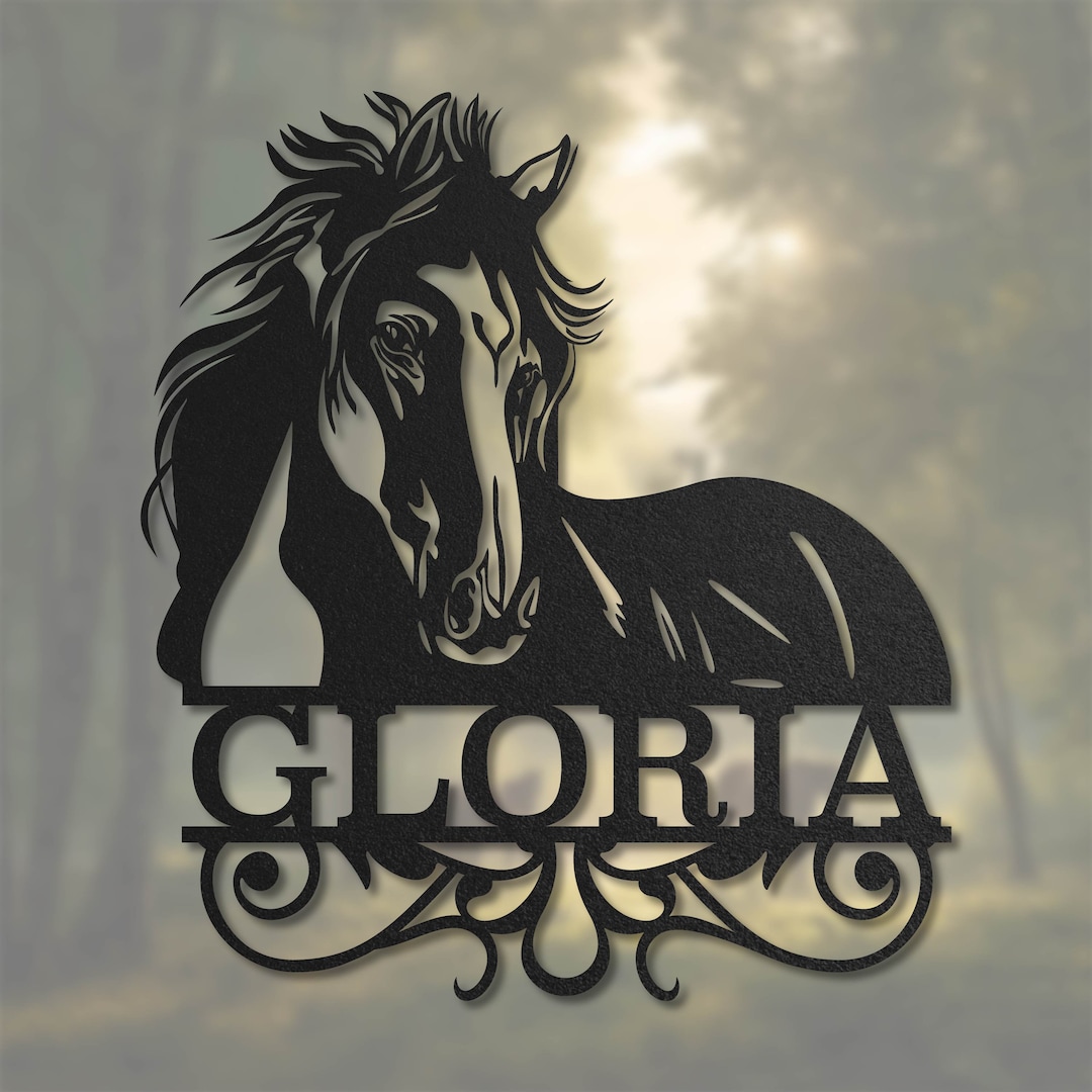 Winking Horse Metal Sign| Stallion Pride Stud Metal Sign | Bold ...