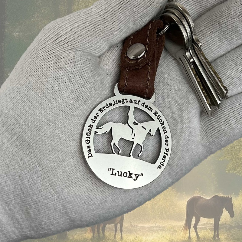 Horse Keychain - Etsy