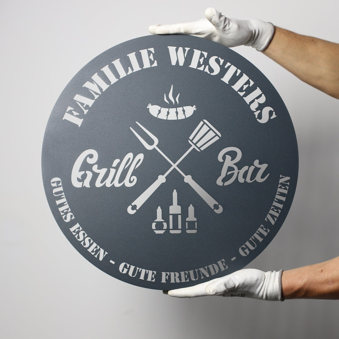 Custom Grill Master Metal Sign | Unique BBQ Gift for the Grill Fans ...