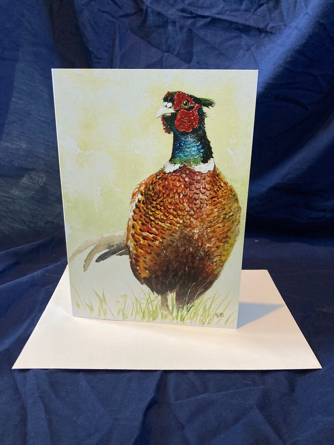 Pheasant Greetings Card A5 Blank - Etsy