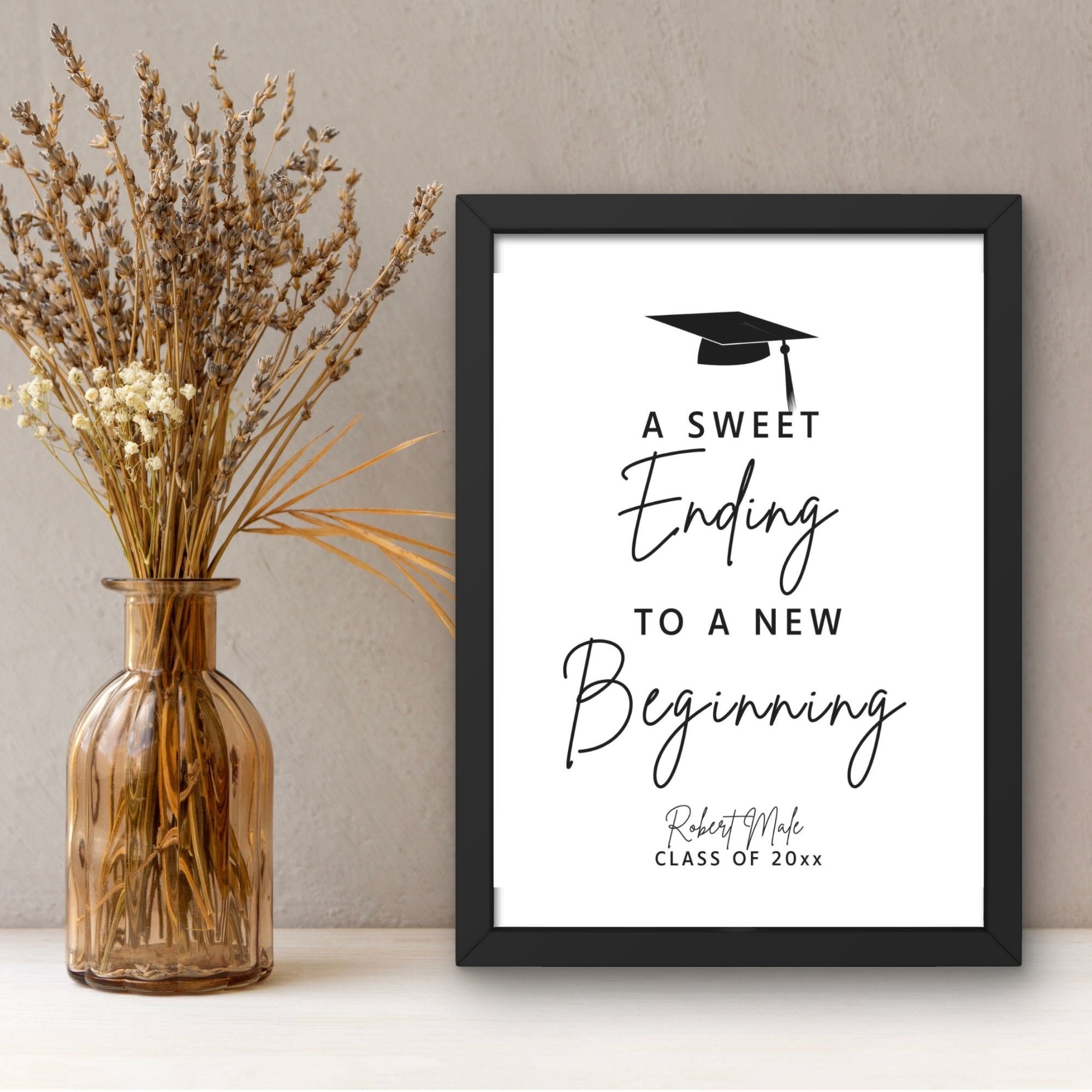 Graduation Dessert Table Sign Printable Template, Graduation Party ...