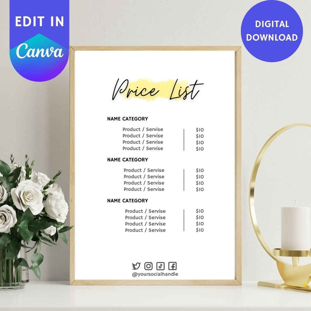 Editable Payment Sign Template Bundle, Printable Scan to Pay, Qr Code ...