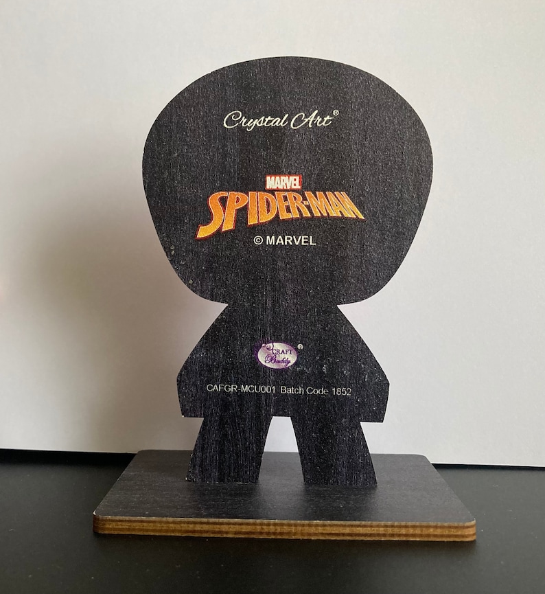 Spiderman Marvel Crystal Art Wooden Collectible Figurine - Etsy