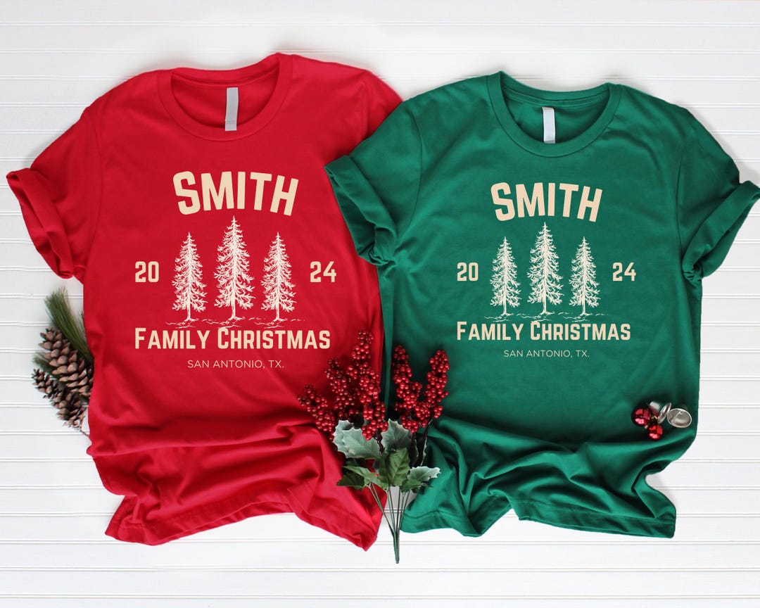 Custom Family Christmas Shirts, Matching Family Christmas Tshirts ...