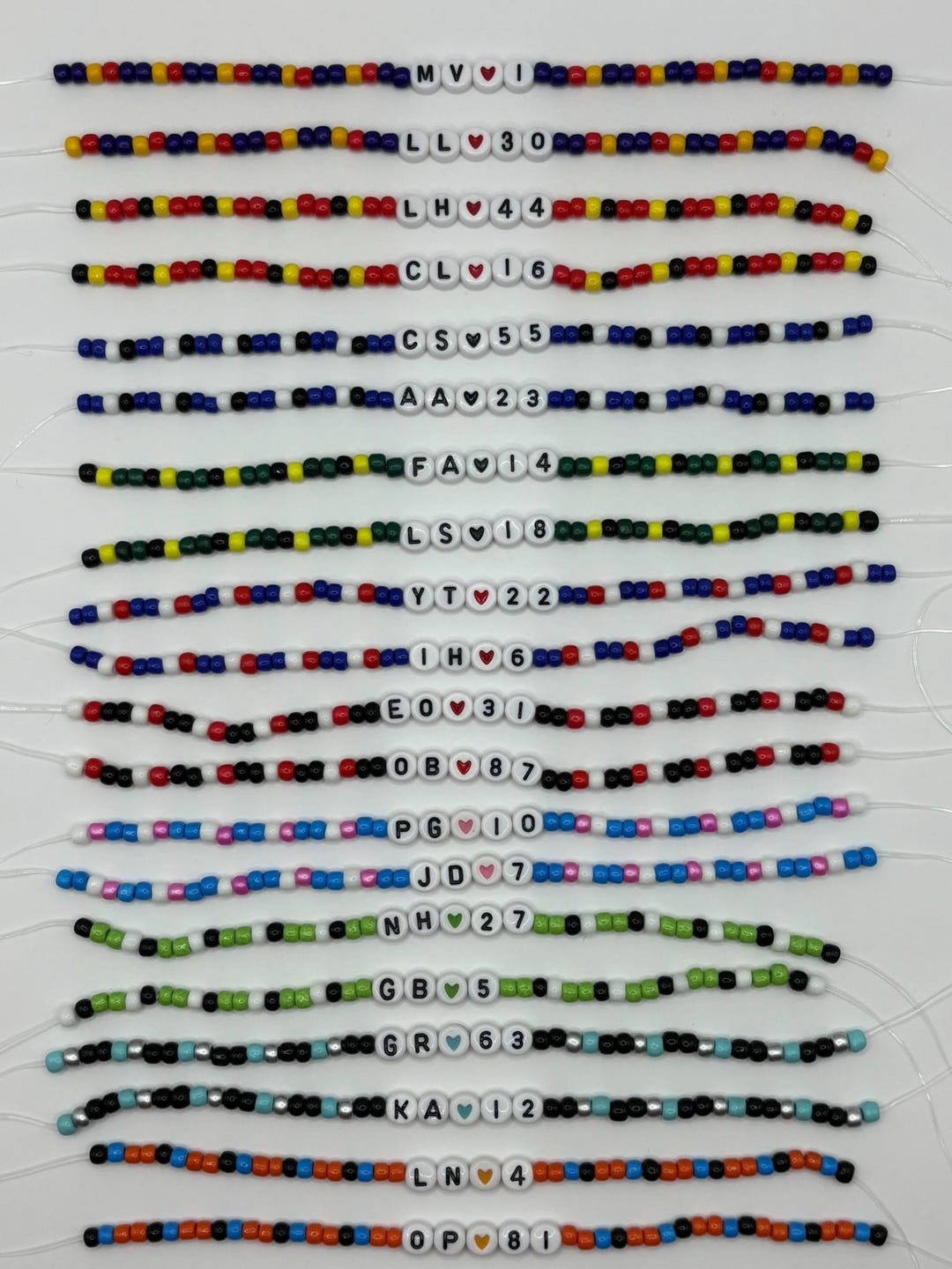 F1 Bracelet | Driver Initials & Number | Formula One | Fully ...