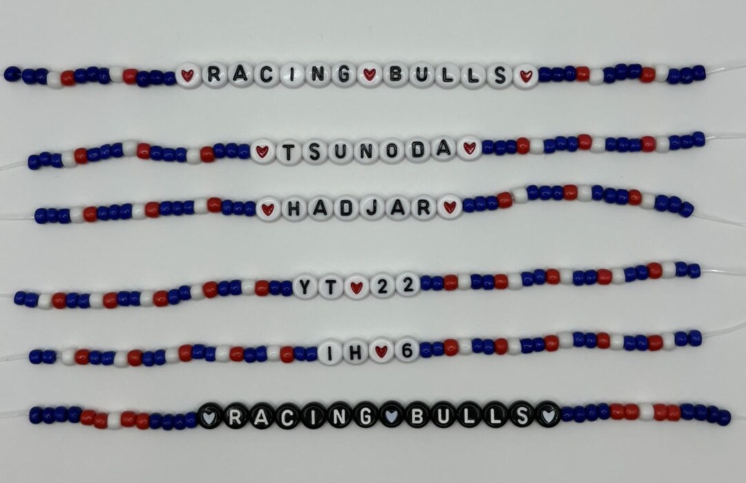 F1 Bracelet | Racing Bulls | Yuki Tsunoda | Isack Hadjar | Fully ...