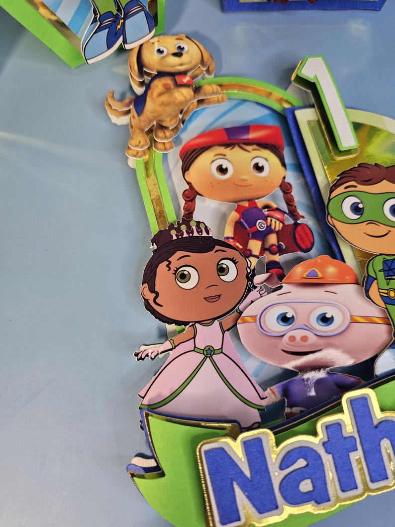 Super Why Cake Topper, Stylish Super Why Cake Topper, Super Why Cake ...