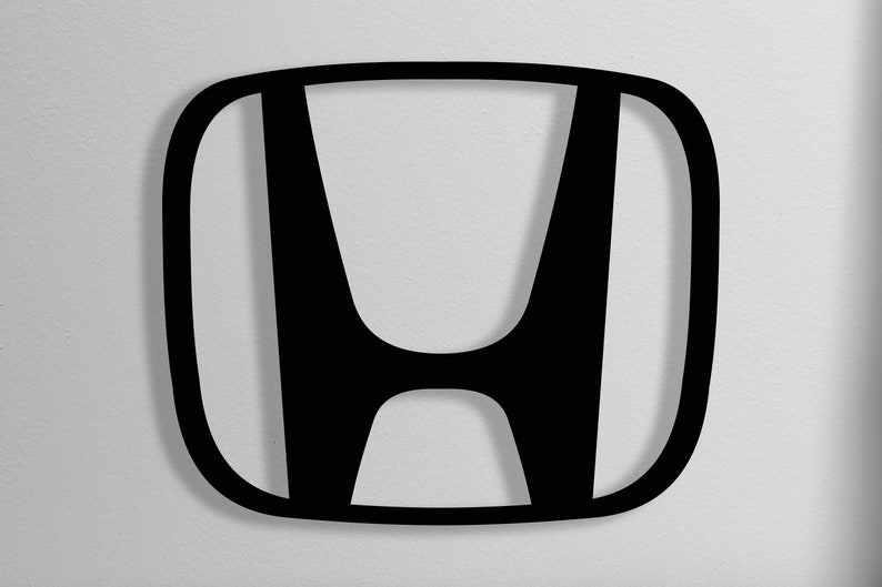 Honda Car Logo Metal Wall Art / Honda Sign / New Car Present / Car Park ...