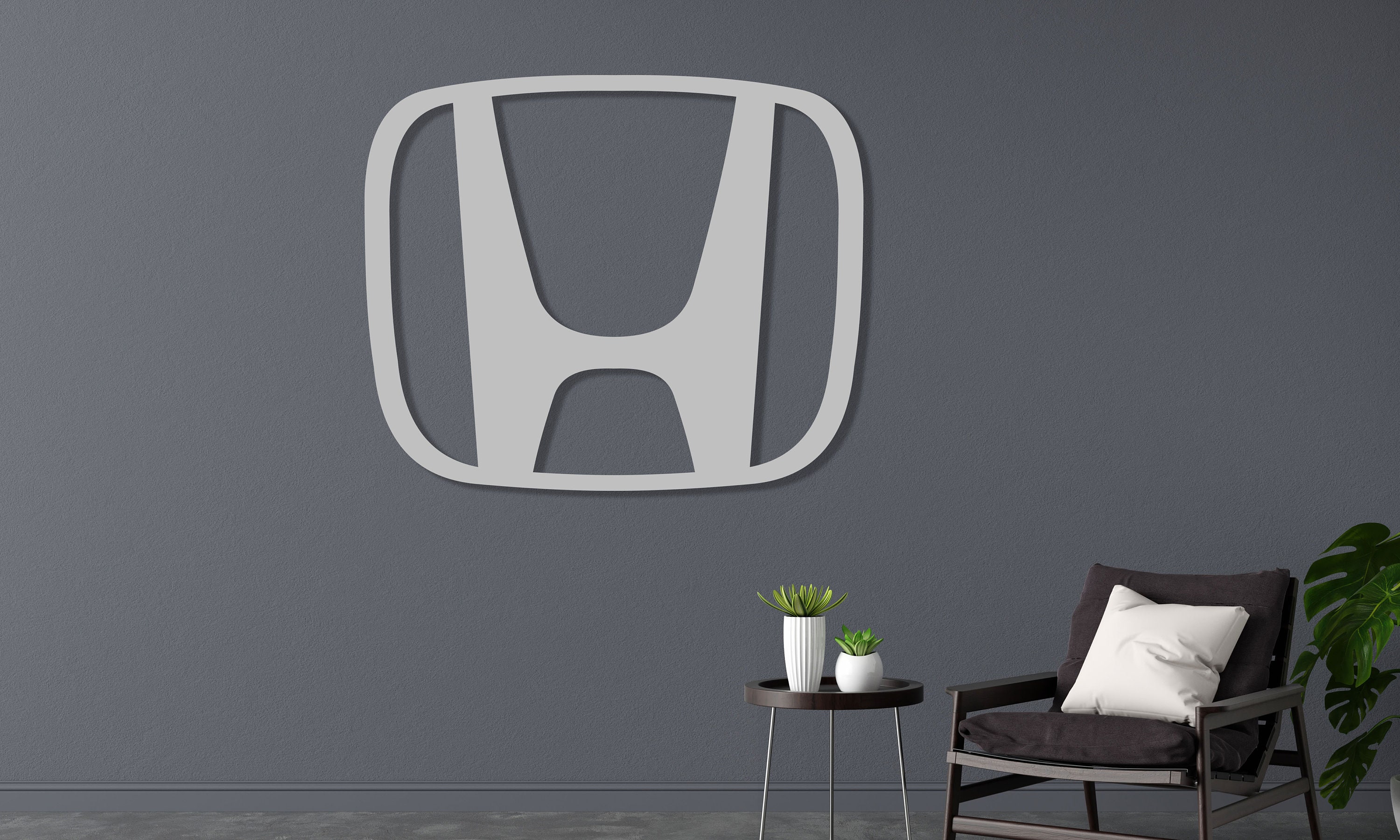 Honda Car Logo Metal Wall Art / Honda Sign / New Car Present / Car Park ...