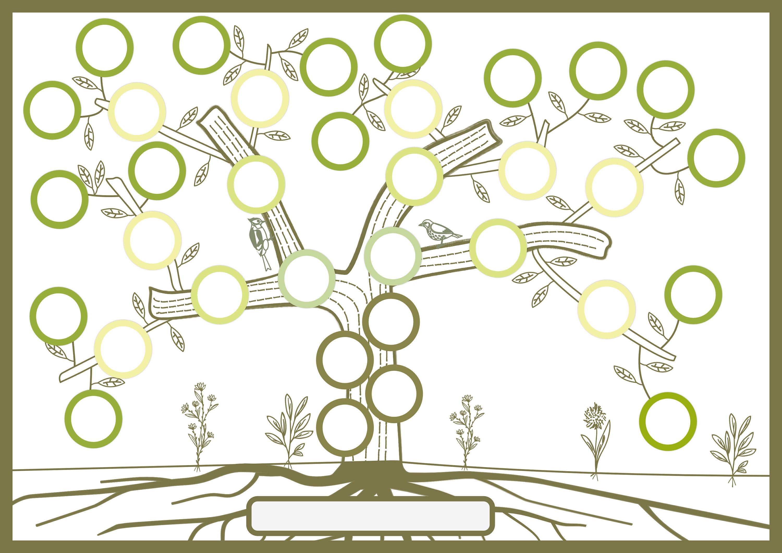 Customizable Ascending Family Tree Over 5 Generations - Etsy
