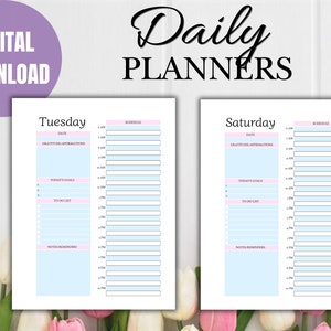 Self-care Planner for Daily Routine Planner Printable Weekly to Do List ...