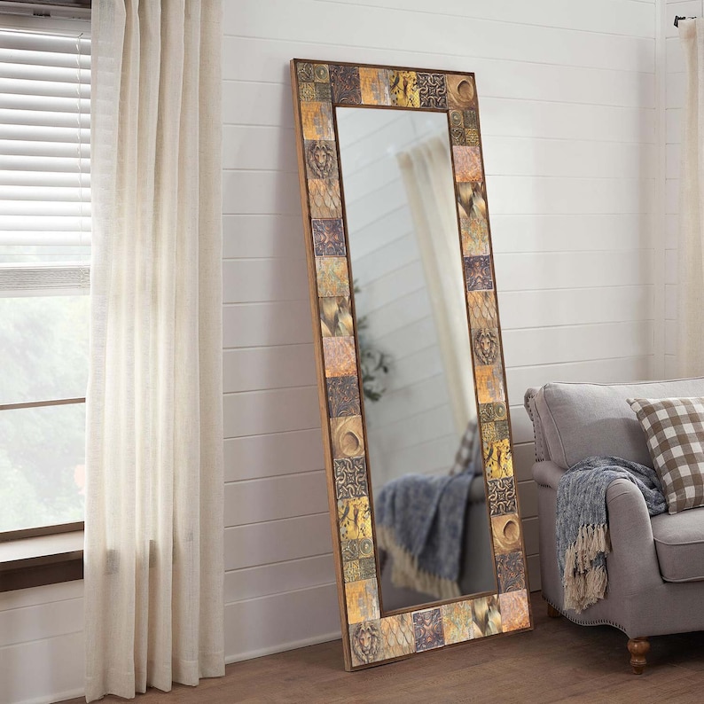 Travertine Stone Mirror, Decorative Wall Mirror, Vertical Horizontal ...