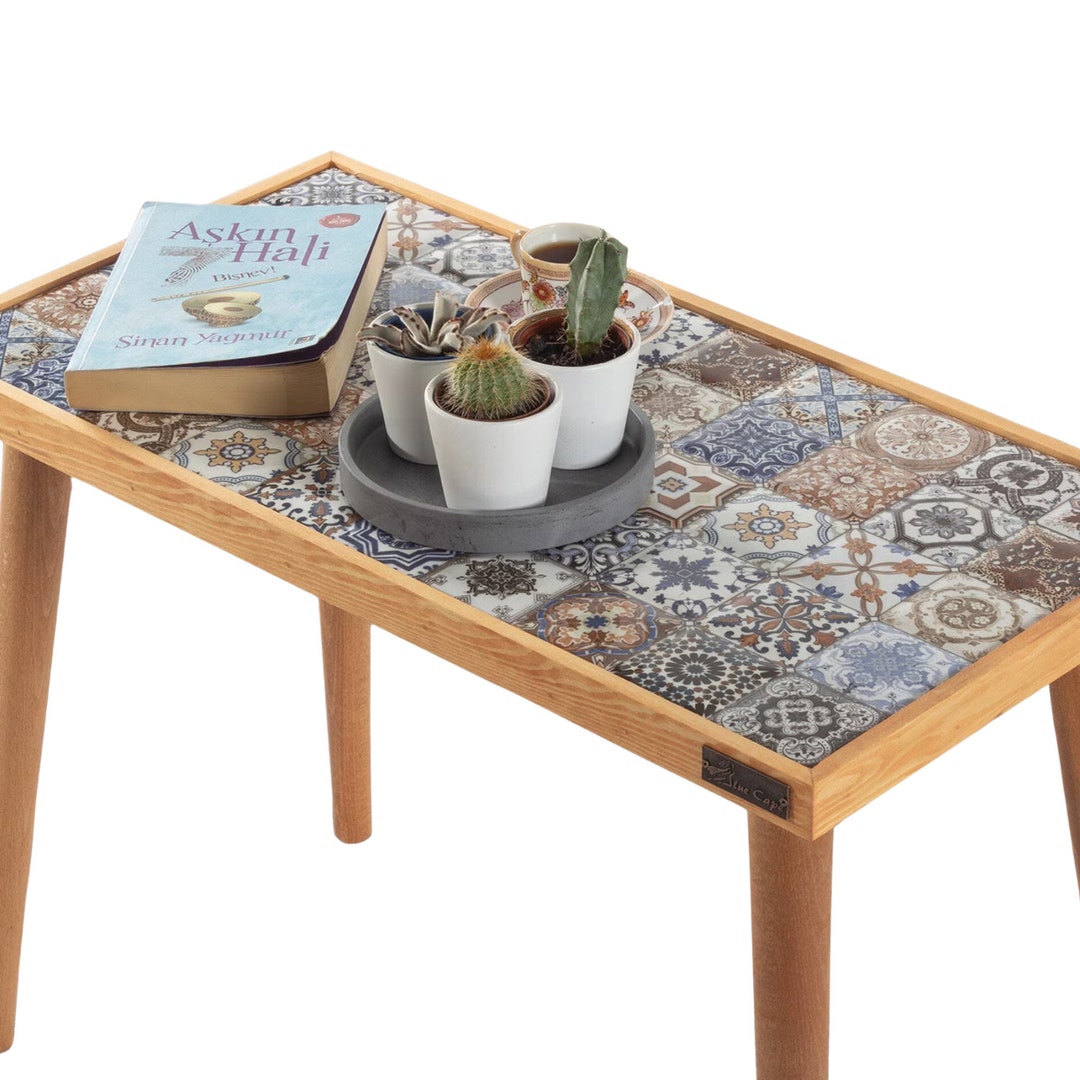 Handcrafted Ceramic Table Top Coffee Table Unique Modern Design - Etsy