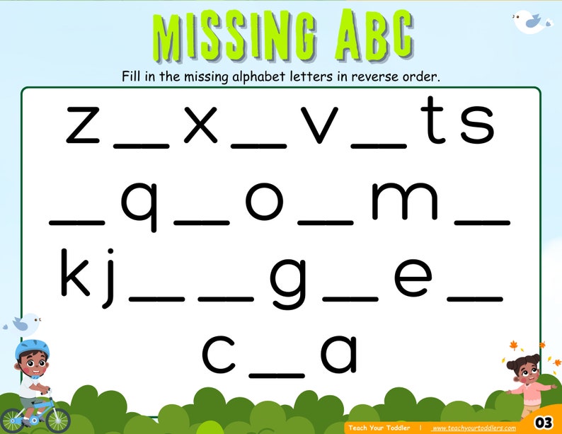 Kindergarten Abc's Colorful Pack | Learn the Letters |fill in the ...