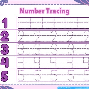 Kindergarten Math Learn the Numbers 1-20 Tracing Learn to Count Pre-k ...