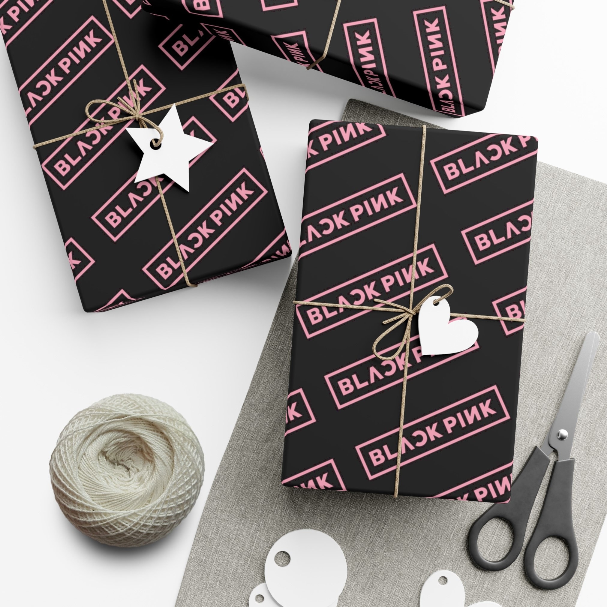 Blackpink Gift Wrap Kpop Black Lisa Rose Jisoo Jennie Korea - Etsy