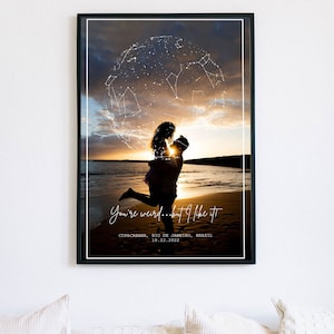 Custom Constellation Star Map Poster Print Night We Met Wedding ...