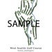 The Crossings Golf Club Map Course Printable, Custom Golf Course Map ...