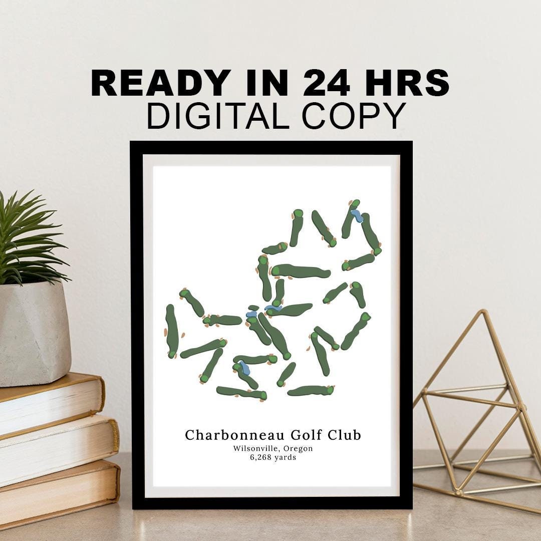 Any 27 Holes Printable Golf Course Map, Custom Golf Course Print ...
