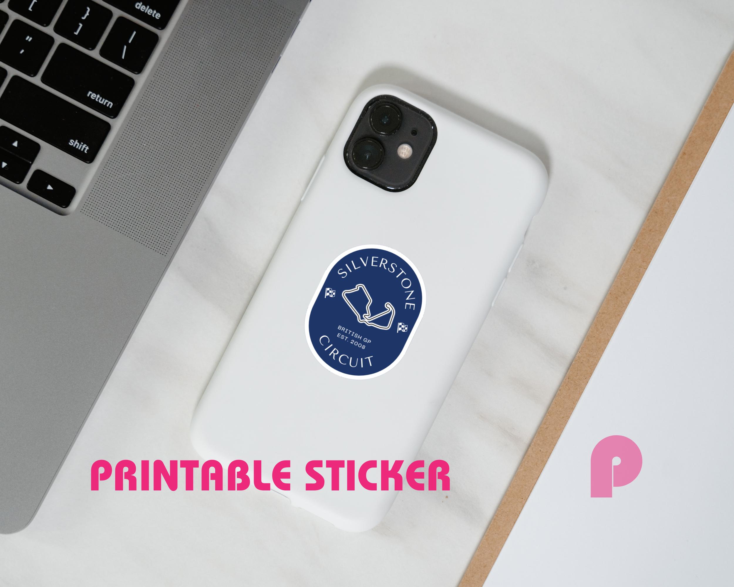 Silverstone Circuit F1 Sticker | Formula One Race Circuit Stickers | F1 ...