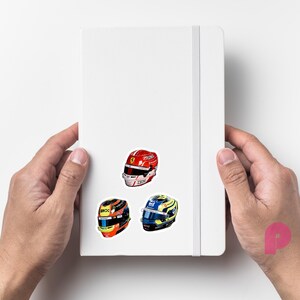 2025 F1 Drivers Helmet Stickers | Formula One Driver Helmets | 2025 ...