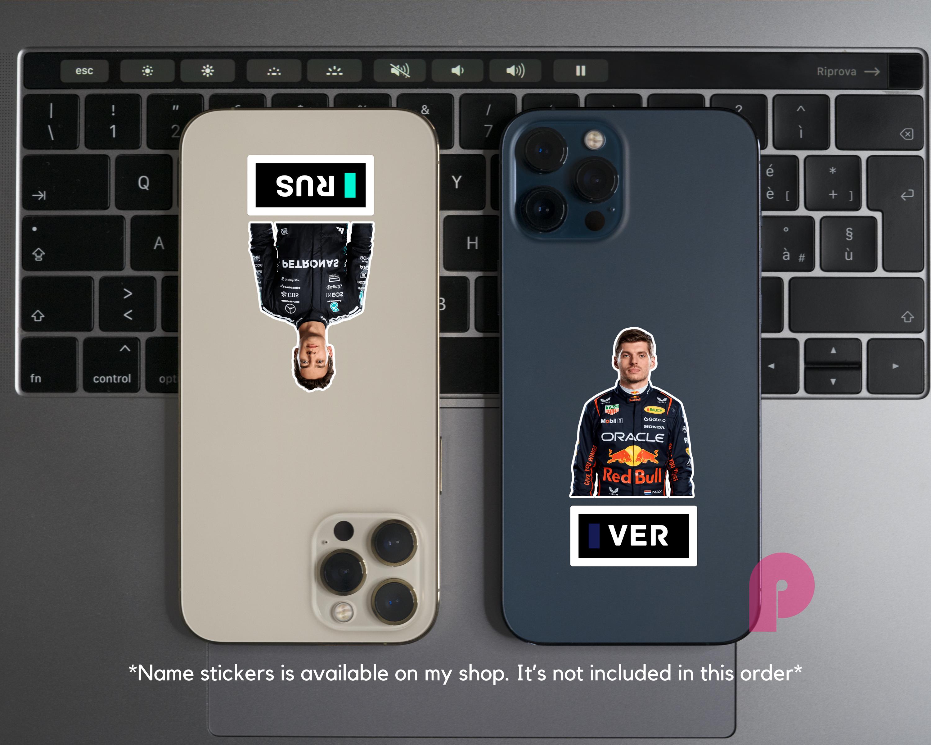 UPDATED 2025 F1 Driver Portrait Stickers | Formula One Drivers Stickers ...