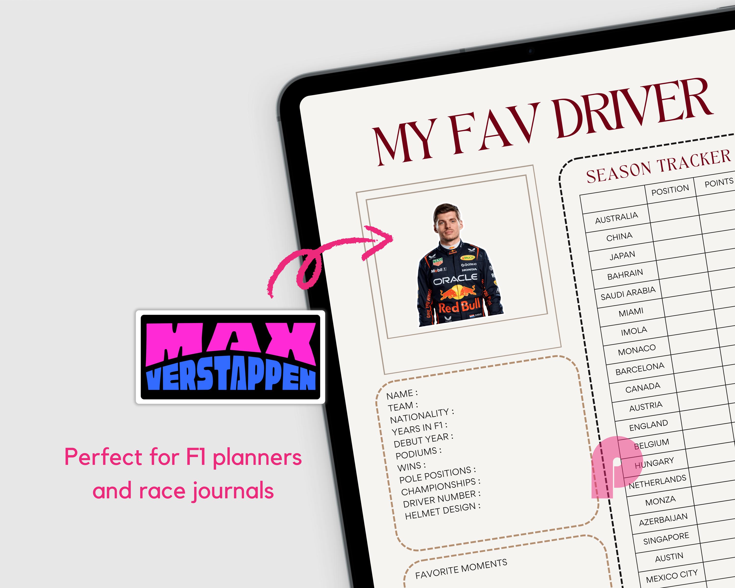 2025 F1 Drivers Name Stickers Jeepney Signage Inspired | Formula 1 ...