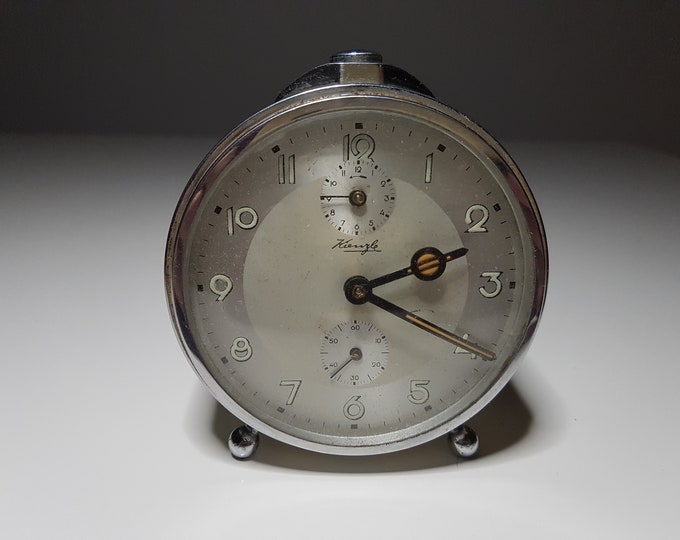 Vintage Kienzle Alarm Clock 1960s Mechanical Table Clock Old Travel ...