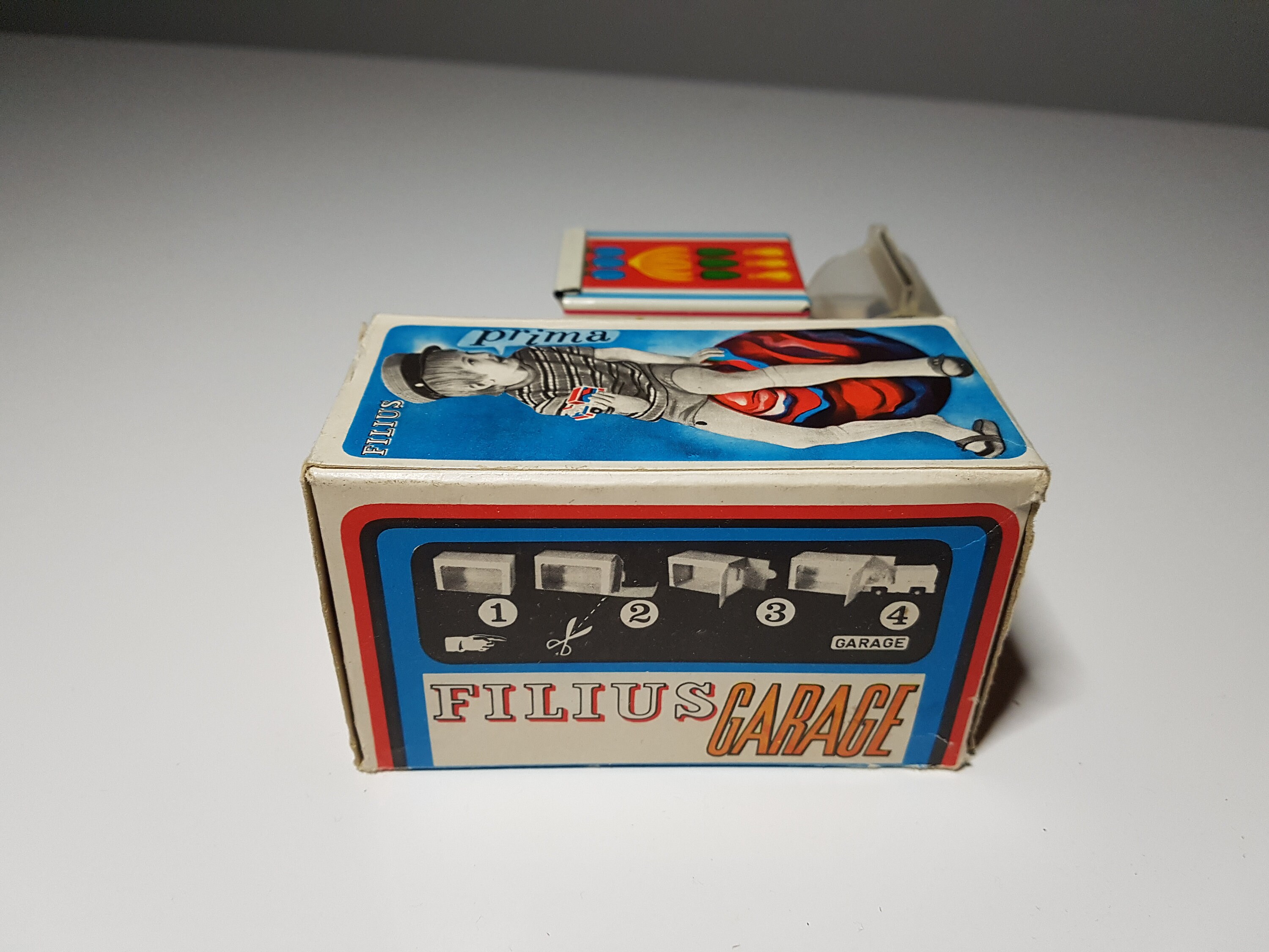 Vintage DDR Blechauto LKW Filius Garage Obst Gemüse Neu Mit Karton ...