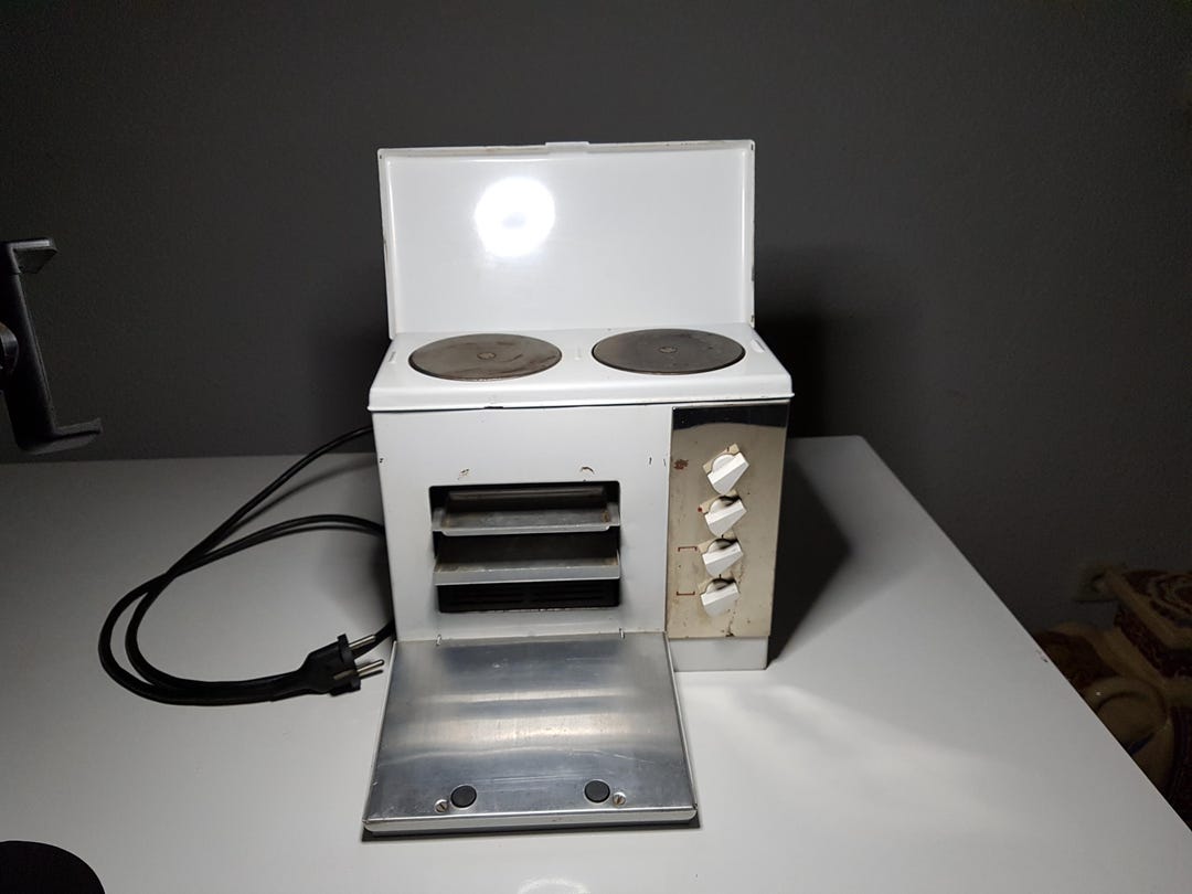 Vintage Altes DDR Spielzeug Kinder Elektro Herd PIKO Lucullus Ofen ...