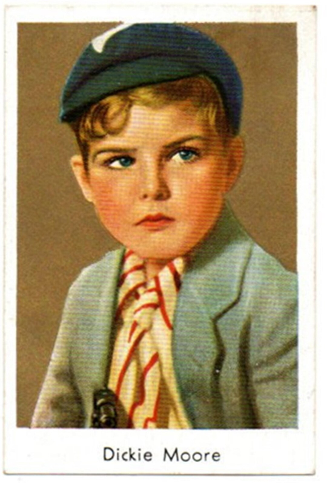 Dickie Moore Vintage Cigarette Card Picture Photo Salem Goldfilm No ...