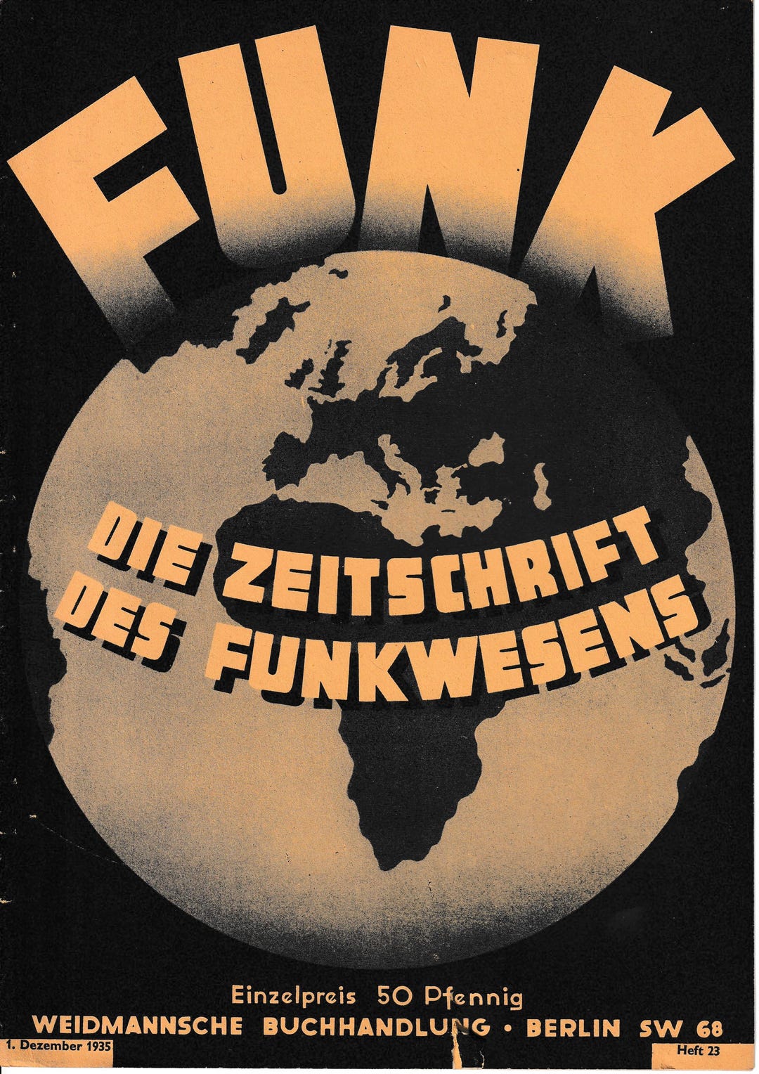 Vintage 1935 Radio Magazine • FUNK “the Journal of Radio Engineering ...