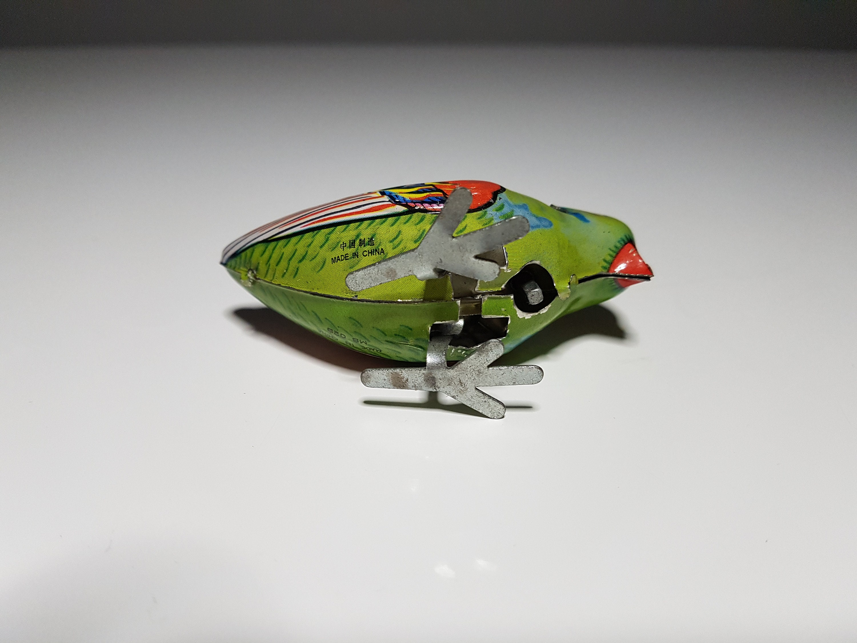 Vintage Wind-up Tin Toy Pecking Bird MS006 Made in China Old Toy 70s ...