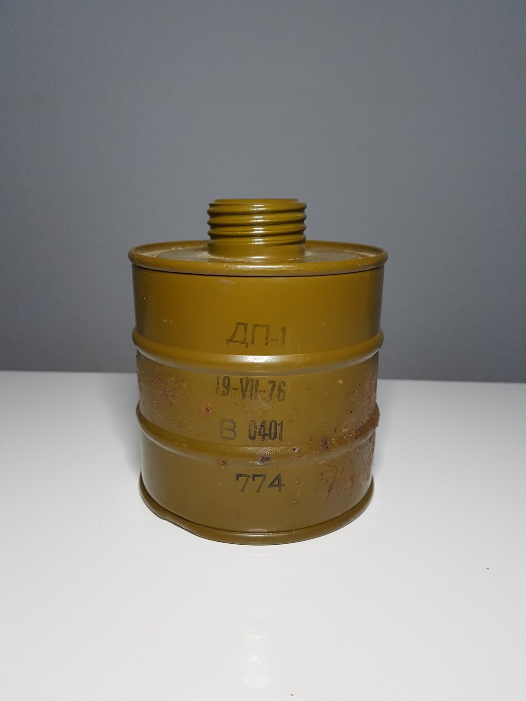 Old Soviet Gas Mask Filters From 1976 Folk Mask USSR GDR Warsaw Pact ...