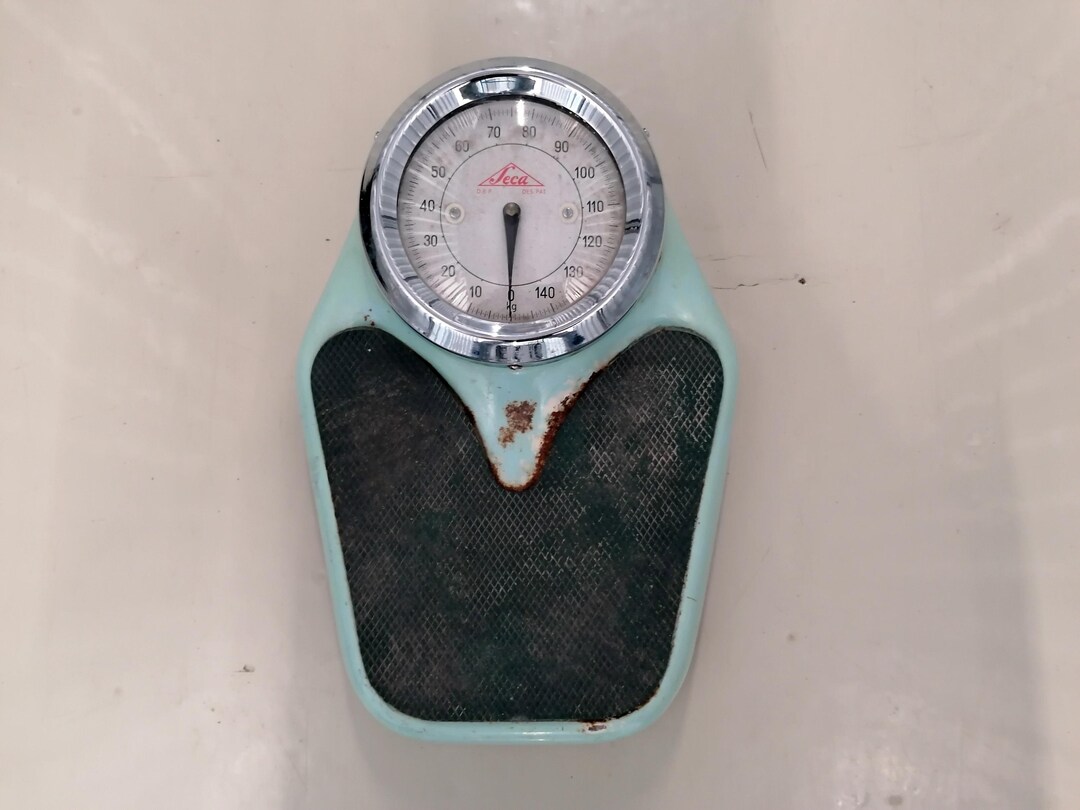 Vintage Old Bathroom Scale Seca Tin Scale Green up to 150kg 70s - Etsy UK