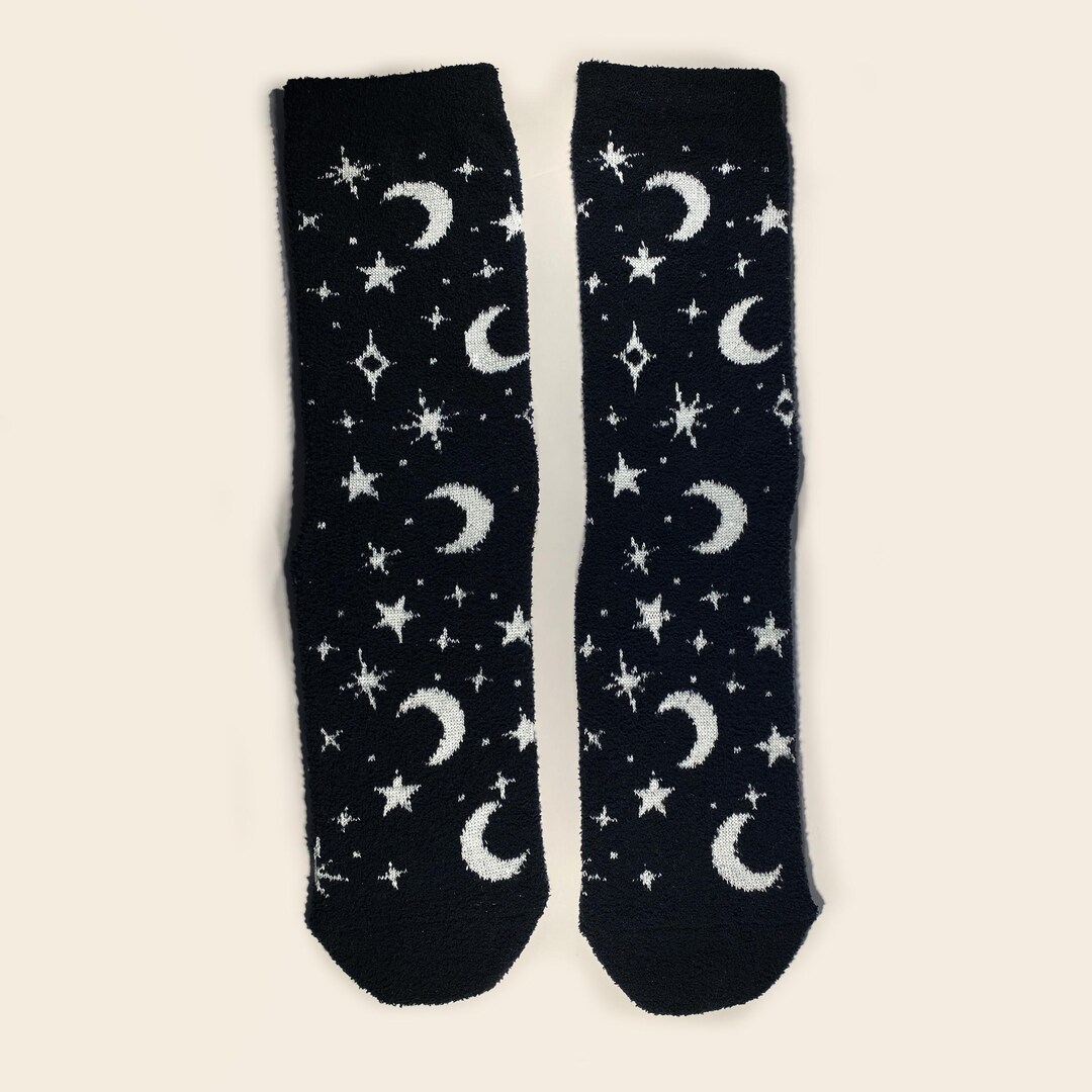 Celestial UV Glow-in-the-dark Cozy Socks | Fuzzy, Cozy, Magical, and ...
