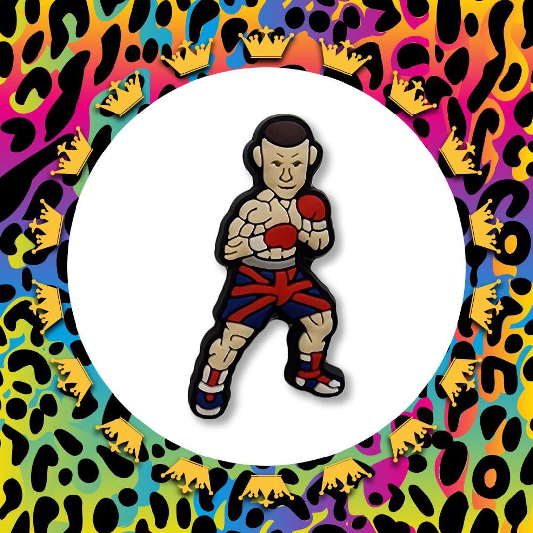 Super Cute Union Jack Shorts Boxer Fighter Boxing Charm to Fit Crocs ...