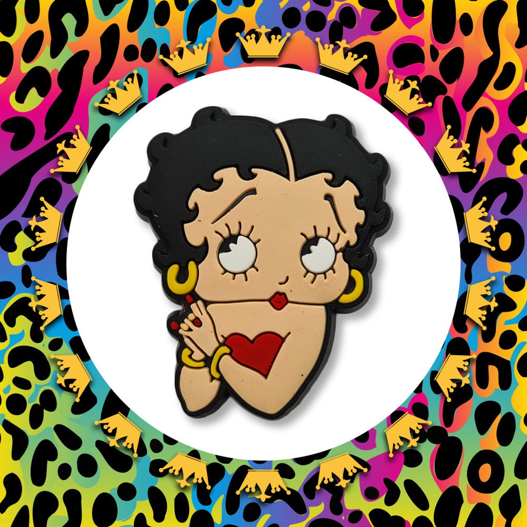 Super Cute Pretty Betty Boop Holding Her Hands Together Charm to Fit ...