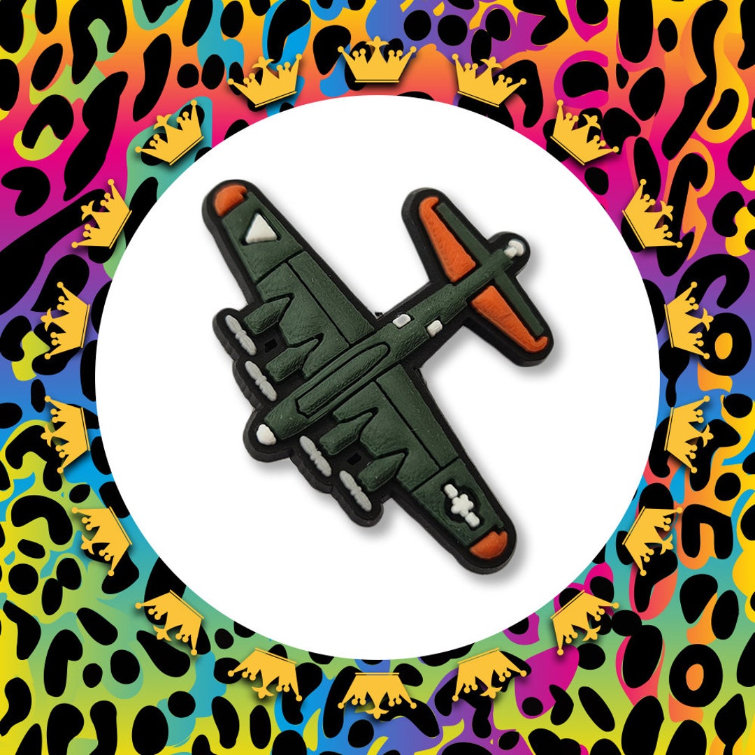 SUPER CUTE World War Fighter Jet Plane Army Air Force Military Charm to ...