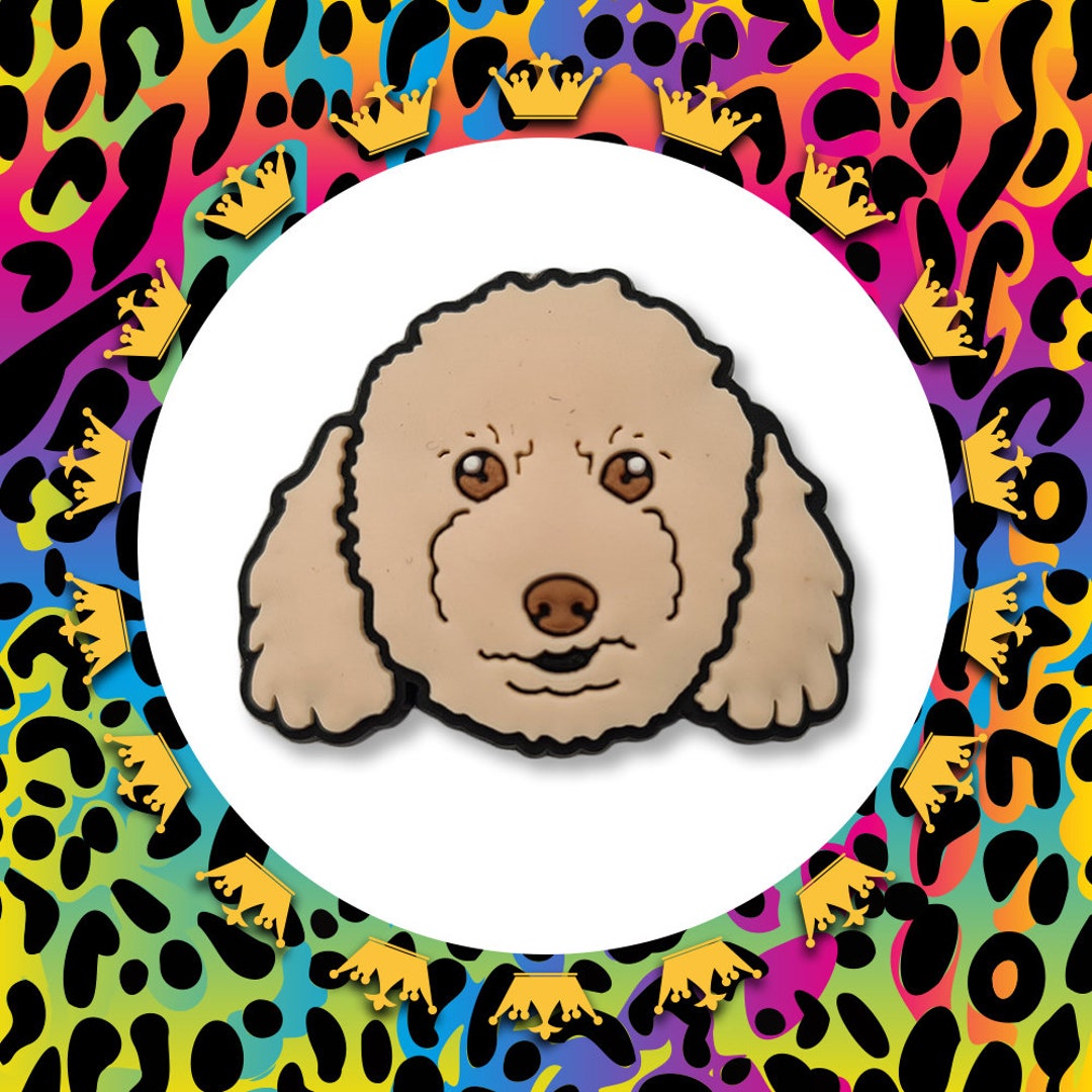 Super Cute Baby Puppy Poodle Labradoodle Charm to Fit Crocs/clogs ...