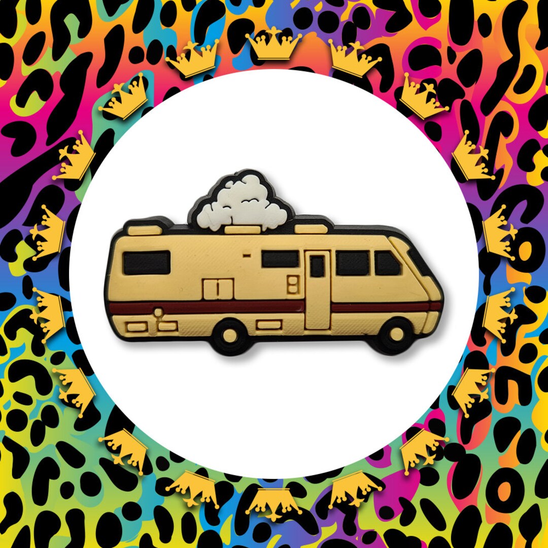 Breaking Bad Meth Lab Camper Van Croc Charm - Etsy UK