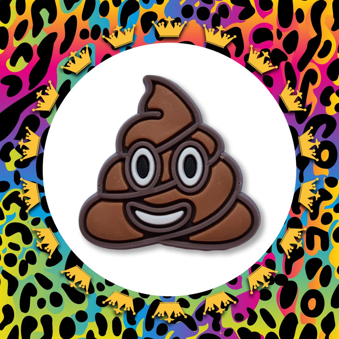 Poo Emoji Croc Charm: Funny Meme Clog Decoration - Etsy UK