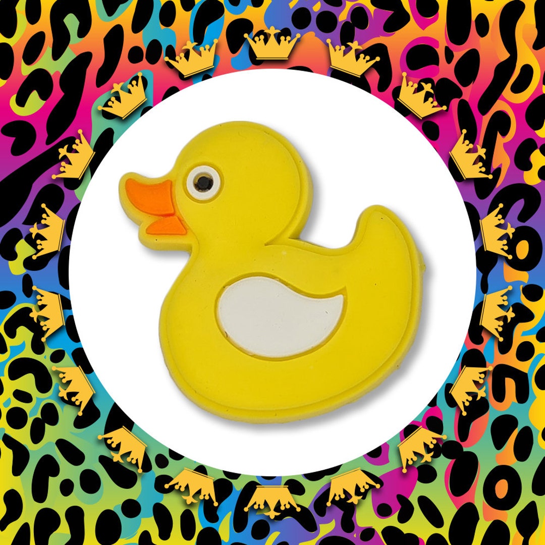 SUPER CUTE Baby Rubber Duck Croc Charm 3D PRETTY Animal - Etsy
