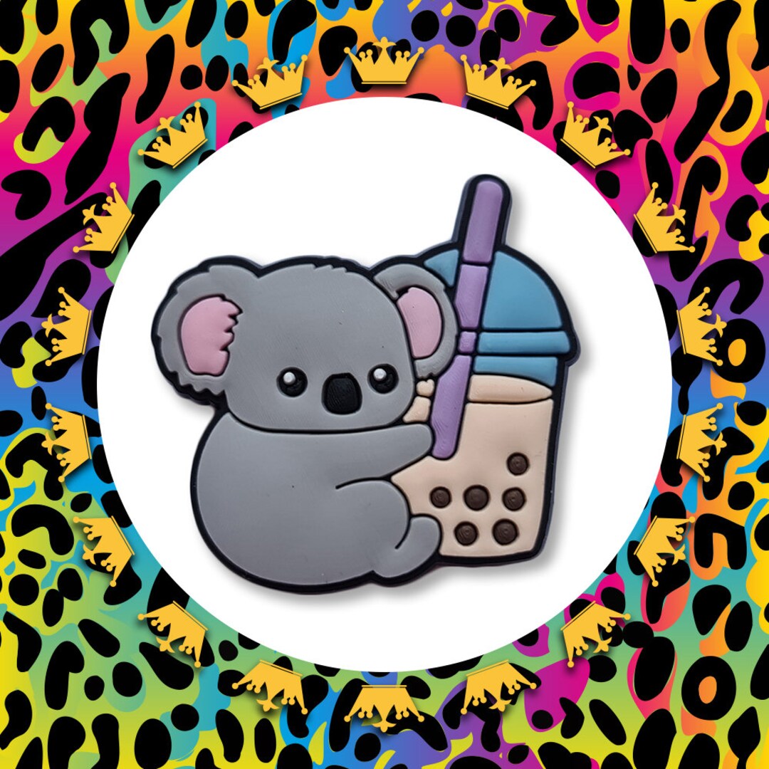 Super Cute BABY Koala Bear Drink Croc Charm 3D PRETTY - Etsy