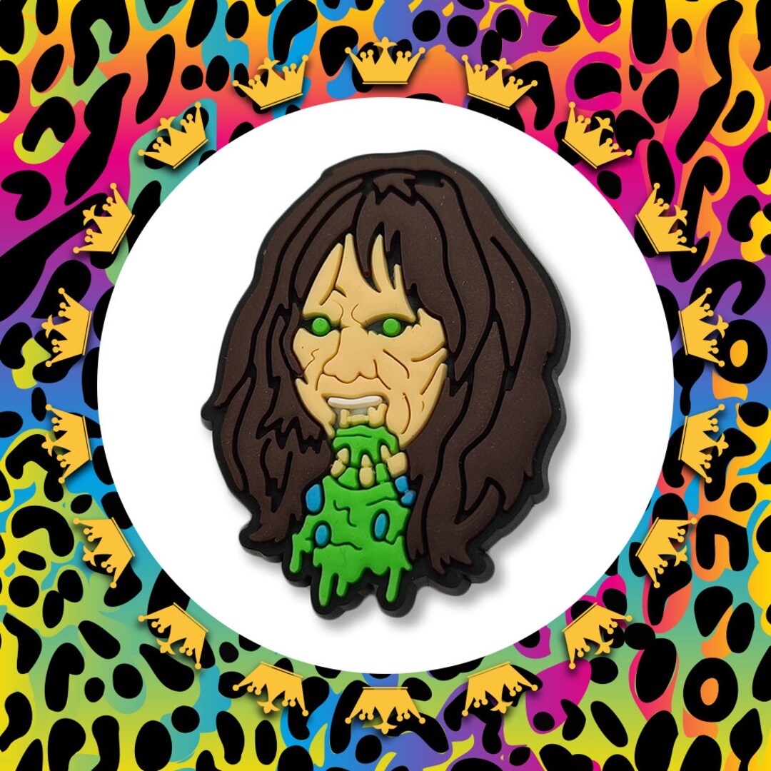 Super Horror Vomit Scene Exorcist Croc Charm Movie Gory Scary - Etsy UK