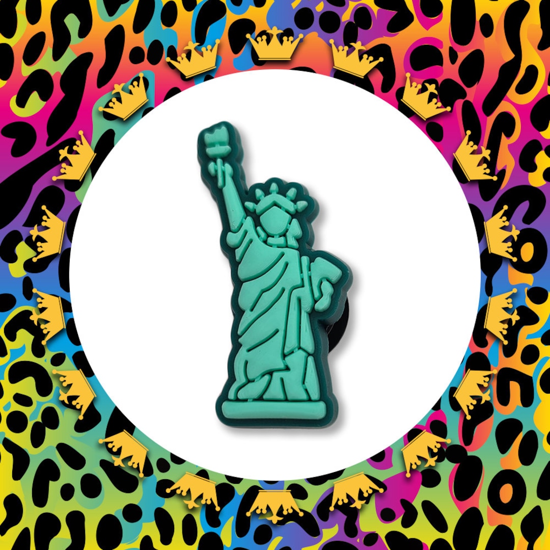 3D Statue of Liberty Croc Charm - USA Travel - Etsy