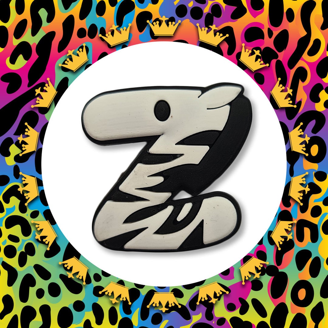 Super Cute Animal Letter Z Alphabet Croc Charm funny Letters - Etsy