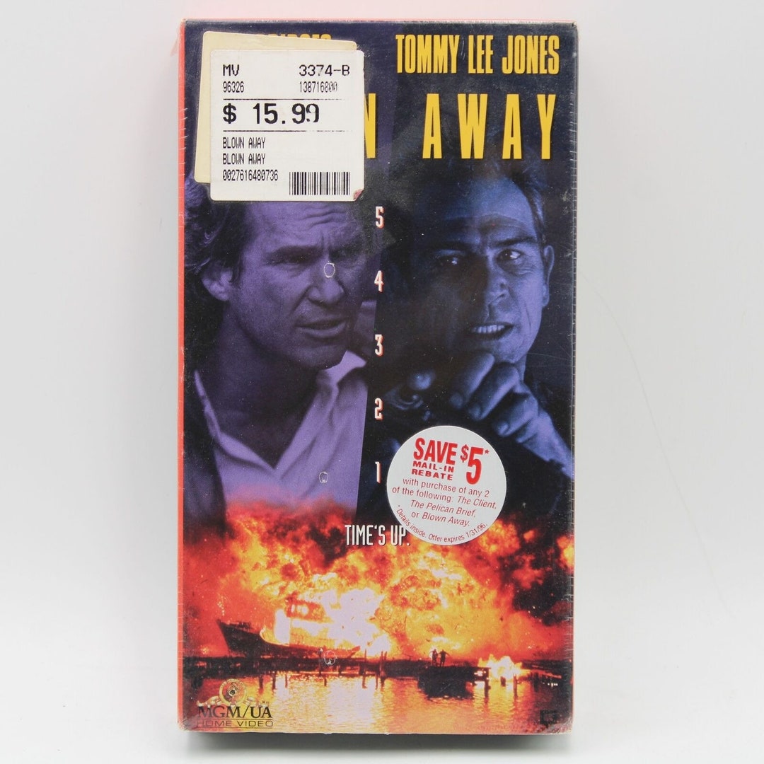 Blown Away VHS 1994 Sealed Jeff Lloyd Bridges Tommy Lee Jones Forest Whitaker - Etsy