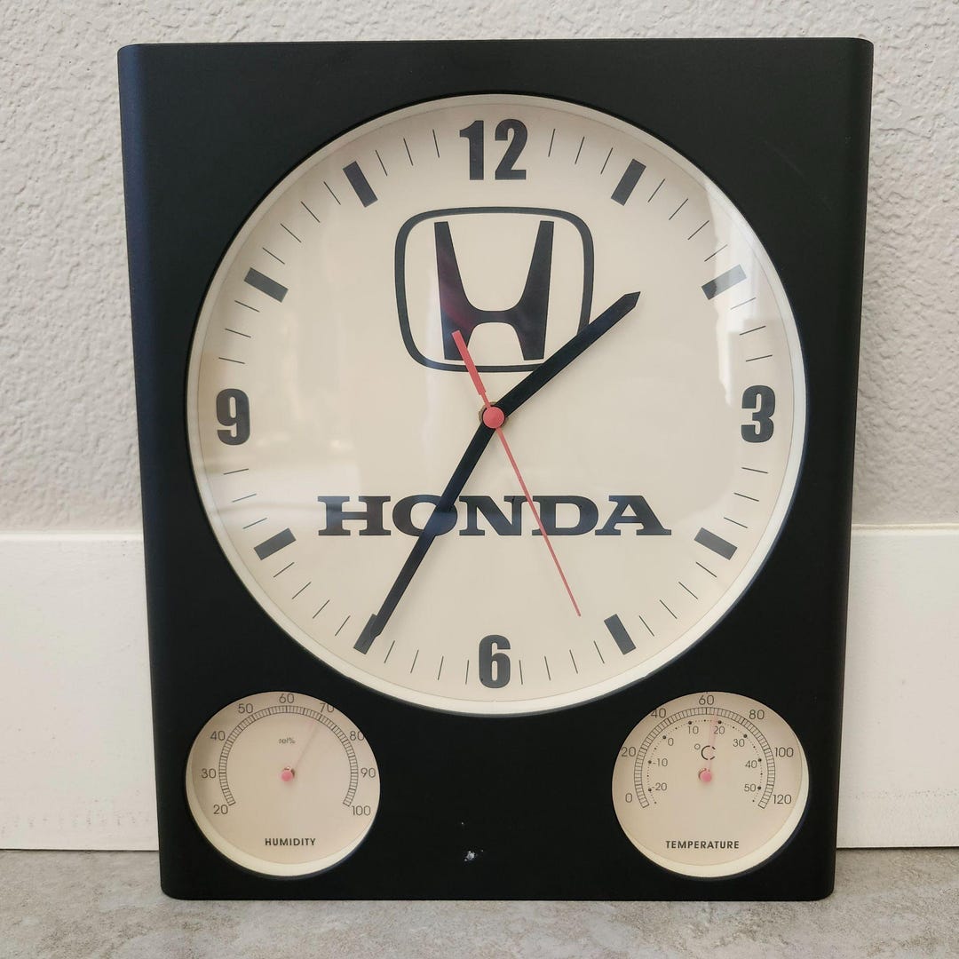 Honda Wall Clock With Humidity and Temperature Gauges - Etsy